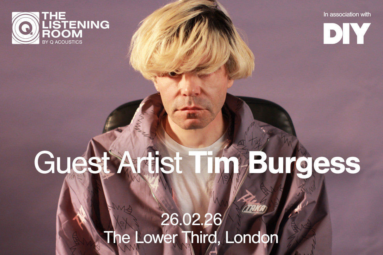 Musician and cultural custodian Tim Burgess joins Q Acoustics’ vinyl l